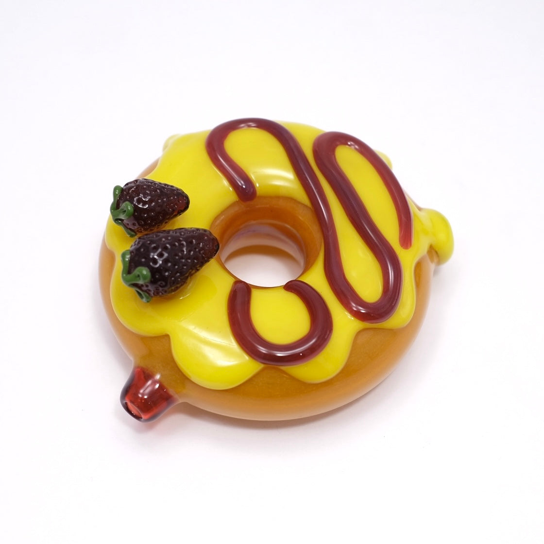 Strawberry Donut Pipe – Vancouver Studio Glass
