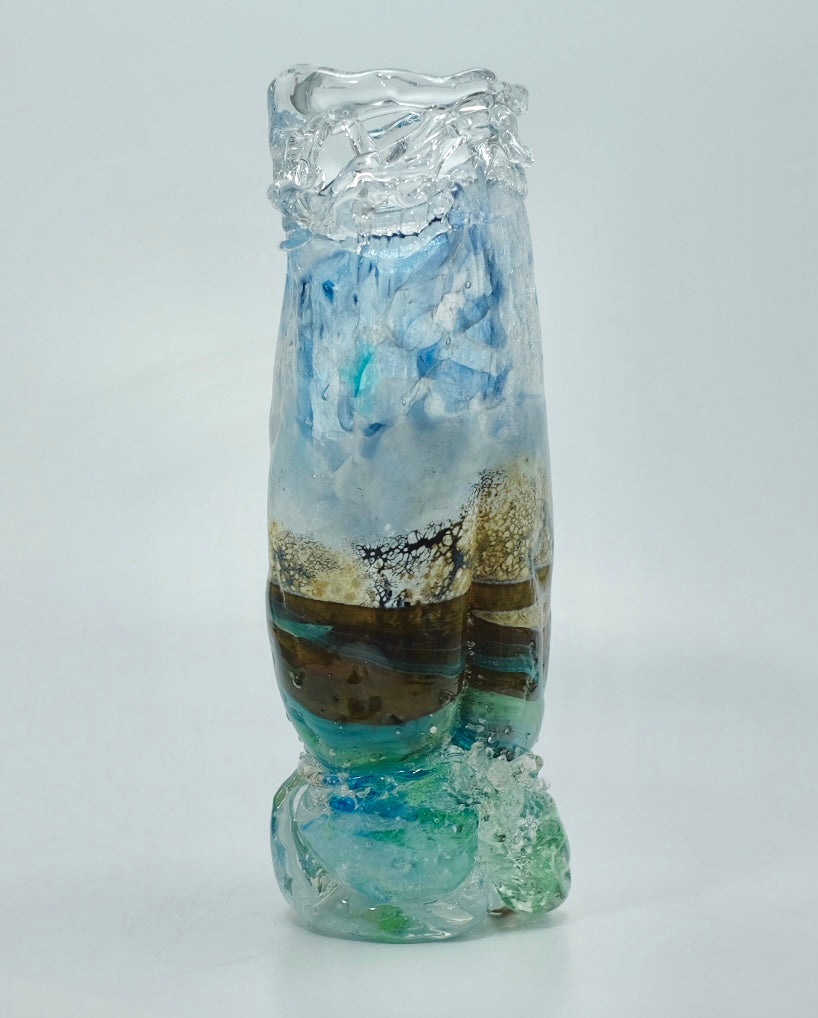 Shoreline Columns – Vancouver Studio Glass