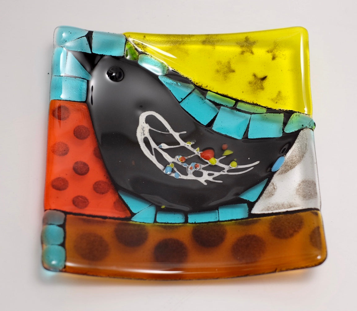 Blackbird Abstract – Vancouver Studio Glass